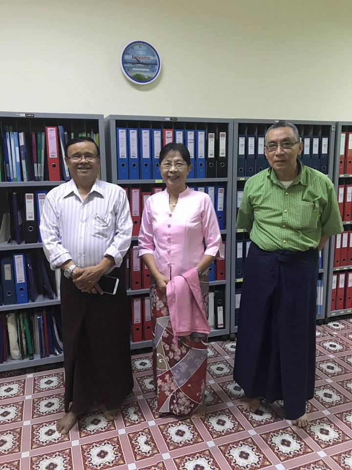 Visit to YTU – HlaMin